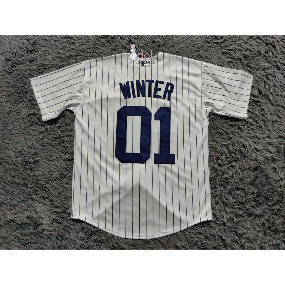 Aespa NY Baseball Jersey – idollookbook