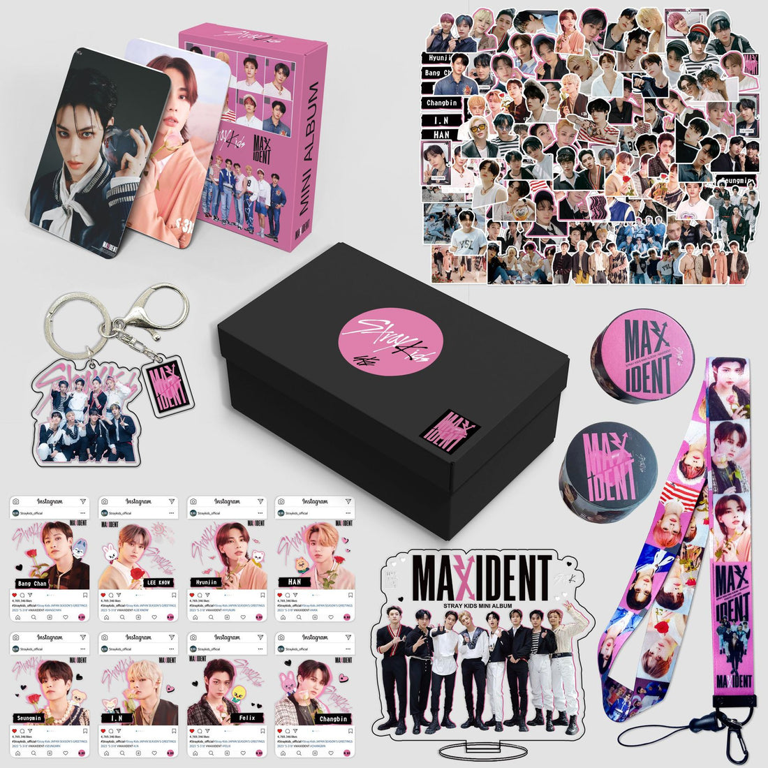 Stray Kids Maxident Mini Album Box – idollookbook